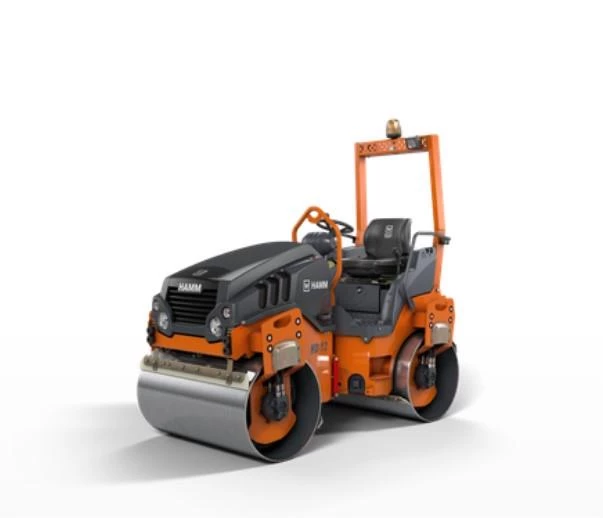 New HAMM HD 12 P VV Compactor | Excellent View of Drum Edge, Machine ...