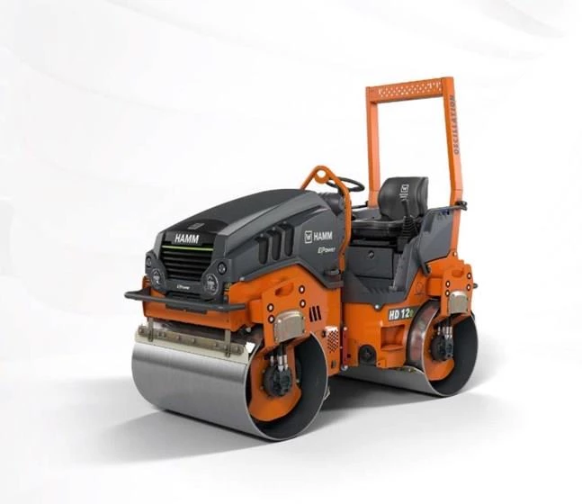 Hamm HD 12e VO Tandem Roller with Vibration and Oscillation Drum ...