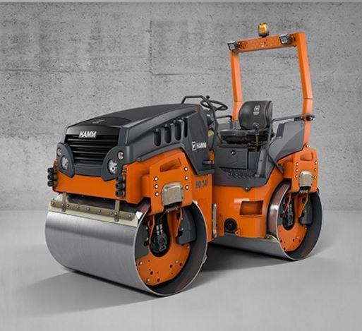Tandem roller - Hamm HD 14i VV - articulated steering - pressure water ...