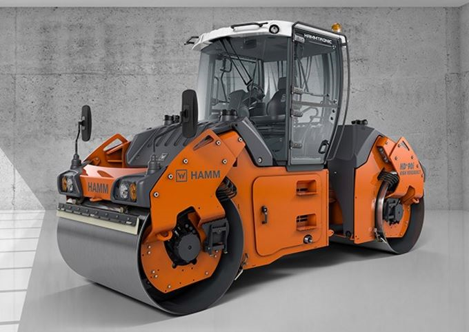 Hamm HD+ 90i VV-HF is a diesel engine-powered tandem roller that comes ...