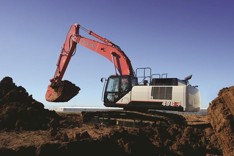 The Link-Belt 490 X4 excavator includes redesigned control spools and ...
