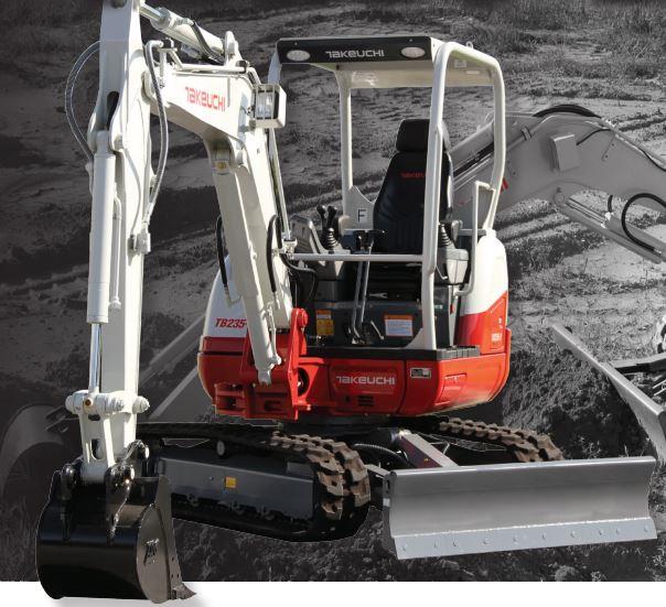 Takeuchi TB235-2 | Kirby-Smith Machinery - 24.4 HP Compact Excavator ...