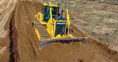 Komatsu Case Study: intelligent Machine Control dozers help reduce pad ...