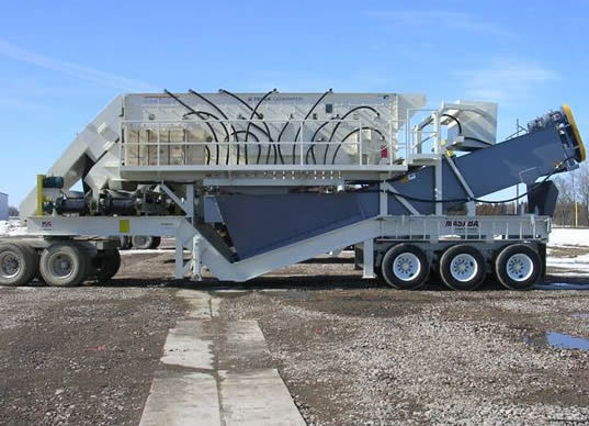 Portable washing plant from Masaba efficiently processes aggregate ...